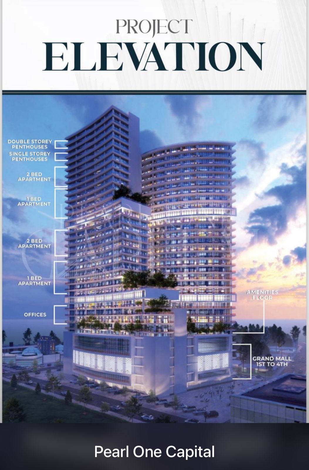 Pearl One Capital Islamabad Payment Plan Revealed - Habibi Holdings