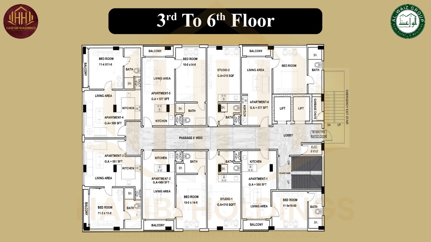 The Elegance Tower | Commercial Shops | Fully Furnished Apartments ...