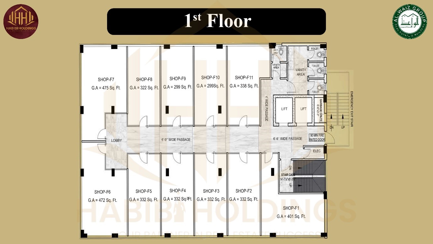 The Elegance Tower | Commercial Shops | Fully Furnished Apartments ...