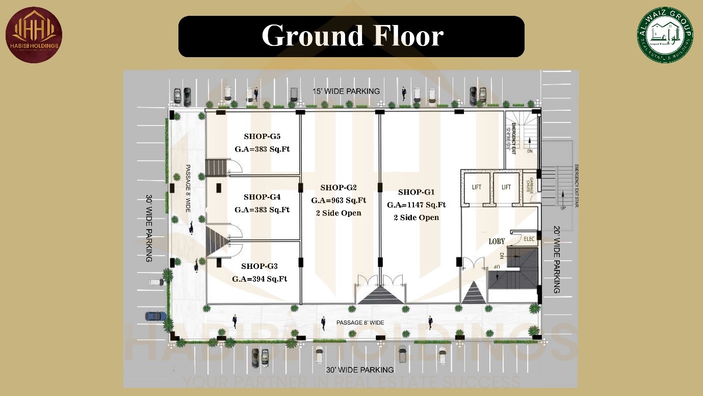 The Elegance Tower | Commercial Shops | Fully Furnished Apartments ...